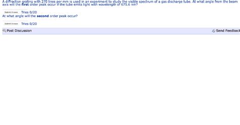 Solved A Diffraction Grating With Lines Per Mm Is Used Chegg