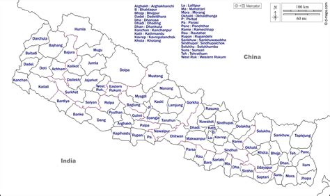 Nepal D Free Map Free Blank Map Free Outline Map Free