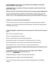 Lab Assignment 4 Docx GROUP MEMBERS Rachel Lewis Anya Campbell Ashley Magalhaes Jorja Agrait