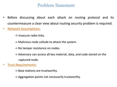 Secure Routing In Wsn Attacks And Countermeasures Pptx