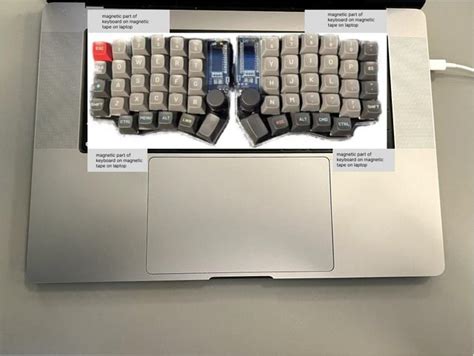 Did Anyone Ever Think Of Fixing A Keyboard On Their Laptop With Magnetic Tape R