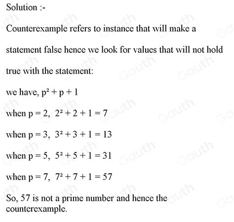 Solved Find The Smallest Value Of P Which Is A Counterexample To The