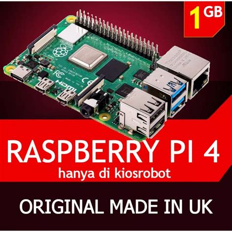 Jual Raspberry Pi 4 Mini PC Raspi Pi4 Made In UK Shopee Indonesia