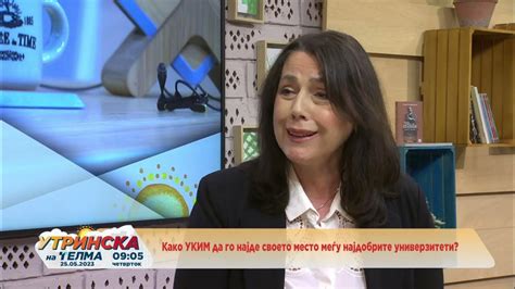 ДА СИ КАЖЕМЕ со проф д р Билјана Ангелова Youtube