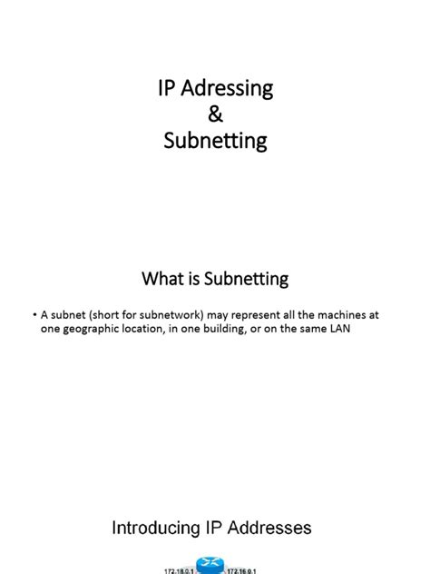 Ip Adressing Subnetting Pdf