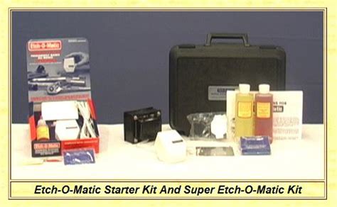 Etch O Matic Electric Metal Marking System Starter Kit Eom 100 Penn Tool Co Inc