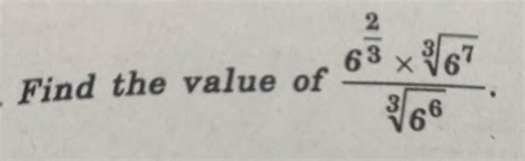 Answered 63 X67 Find The Value Of Bartleby