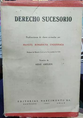 Derecho Sucesorio Versión René Abeliuk Somarriva Cuotas Sin Interés