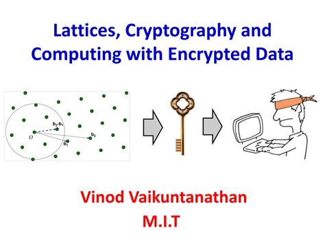 Ppt Lattices Cryptography And Computing With Encrypted Data