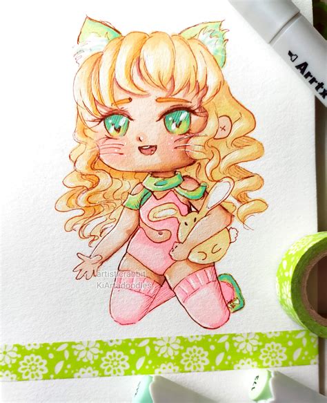 How To Draw Chibi Cat Girl