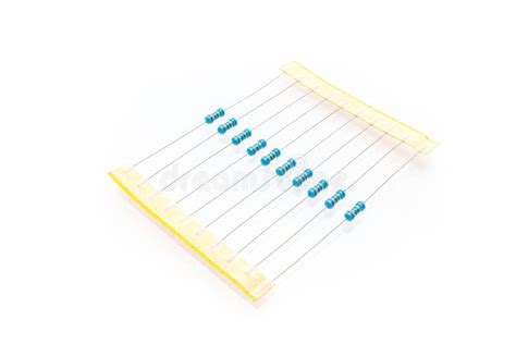 Resistor Electrical Component Isolated On White Stock Image Image Of Diagram Engineering