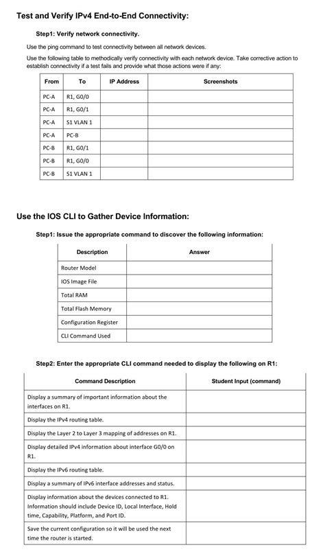 Solved Configure Device Ipv And Security Settings Step Chegg Com