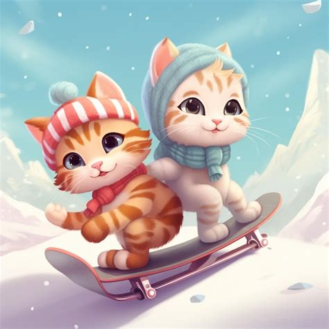 54000 Hello Kitty Skiing Pictures