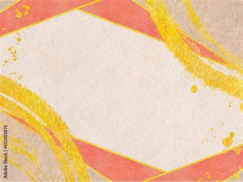 和紙を重ねた和風背景イラスト素材 Illustration Stock Adobe Stock