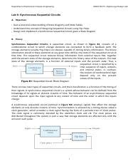 Lab Synchronous Sequential Circuits Department Of Electrical
