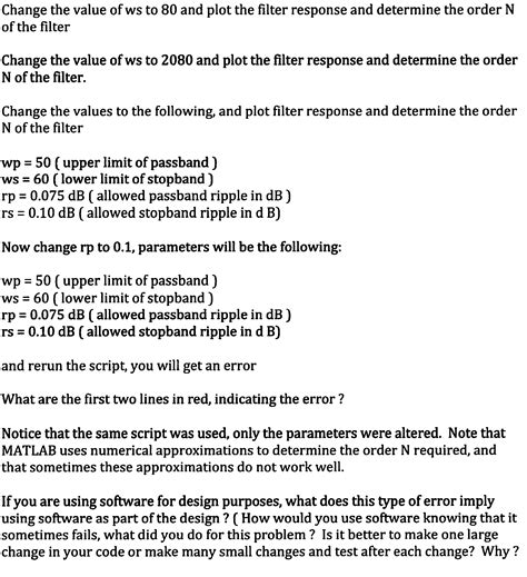 Solved Use Matlab And The Example Code Titled