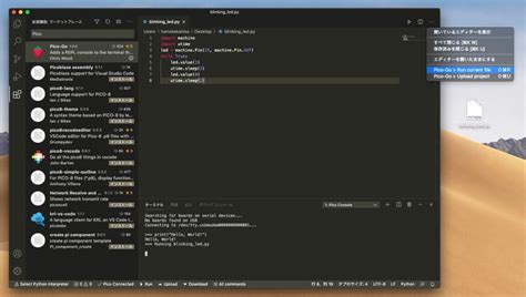 Raspberry Pi Picoの使い方：はんだ付け、開発環境（thonny Python Ide Or Vs Code）を導入しlチカする