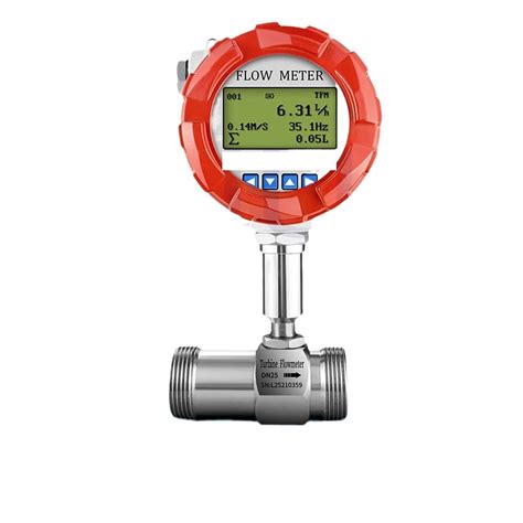 Flow Measuring Instruments Liquid Gasoline Milk Alcohol Pulse 4 20ma Rs485 Water Flow Meter