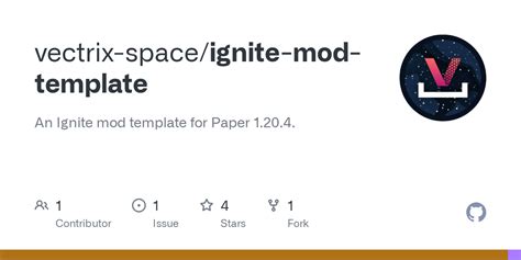 GitHub Vectrix Space Ignite Mod Template An Ignite Mod Template For Paper 1 20 4