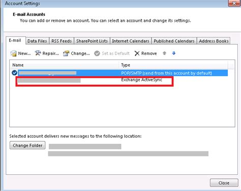 Outlook Com Configuration Access Mailbox In MS Outlook