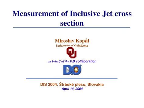 Ppt Measurement Of Inclusive Jet Cross Section Powerpoint