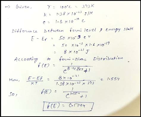 Solved Using The Fermi Dirac Distribution Function Calculate The Course Hero