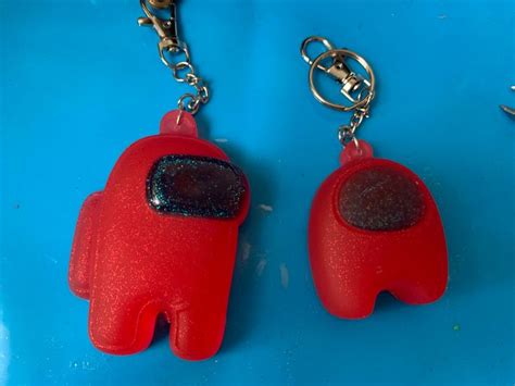 Making Among Us Resin Keychain Resin Crafts Resin Crafts