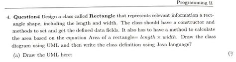 solved 4 question4 design a class called rectangle that