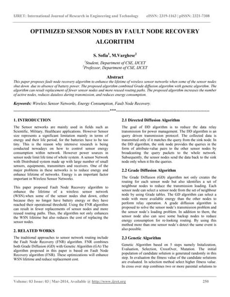 Indoor Localization In Sensor Network With Pdf