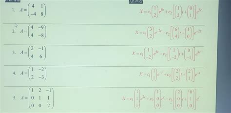 Solved Find The General Solution Of The System X Ax Show
