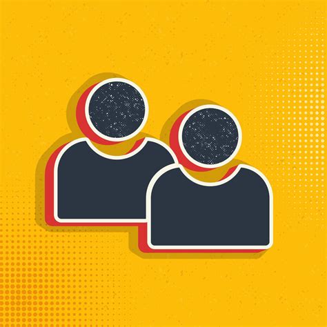 Avatars Users Pop Art Retro Icon Vector Illustration Of Pop Art