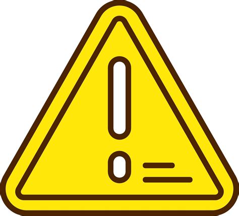Error Yellow Filled Style Icon 53298615 Vector Art At Vecteezy