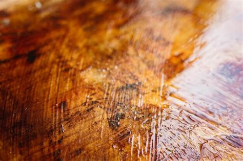 Premium Photo Process Of Varnishing A Wooden Table Premium Photo Process Of Varnishing A Wooden Table