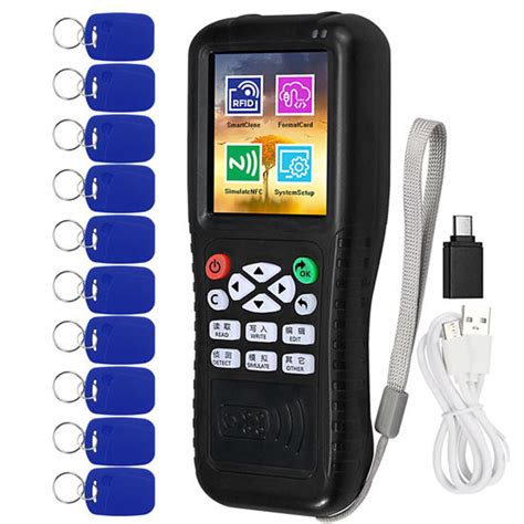 GetUSCart JasugKEY Multi Frequencies RFID Reader Writer Duplicator RFID Smart Card Programmer