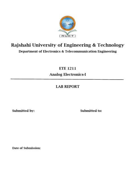 Experiment On Half Wave Rectification Pdf Rectifier Power Physics