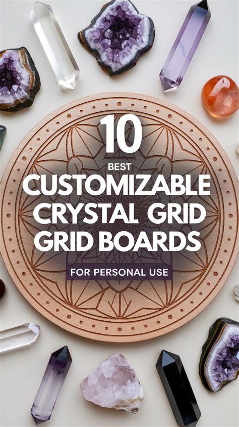10 Best Customizable Crystal Grid Boards For Personal Use