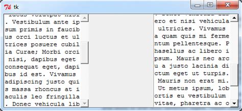 python tkinter scrollbar and text widget issues stack overflow