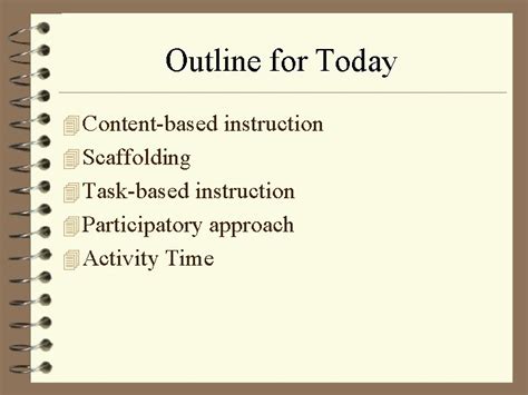 Contentbased Taskbased Participatory Approaches Prepared By Doris Shih