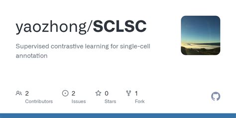 Github Yaozhongsclsc Supervised Contrastive Learning For Single