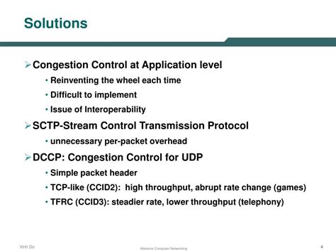 Ppt Datagram Congestion Control Protocol Dccp Powerpoint