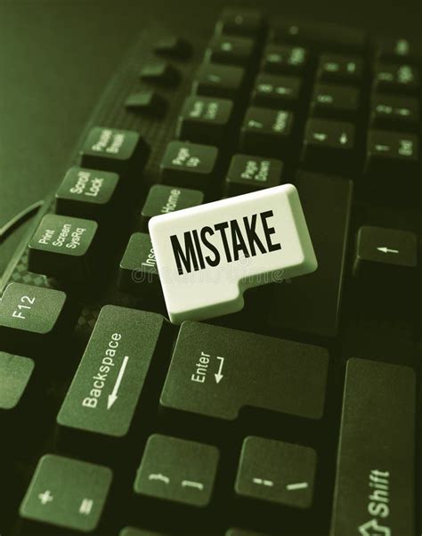 writing displaying text mistake business concept something not correct lack of accuracy wrong