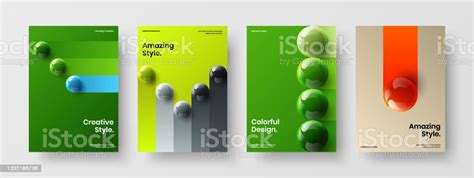 프리미엄 3d 구 엽서 템플릿 구성 클린 컴퍼니 커버 디자인 벡터 일러스트 컬렉션 A4 용지에 대한 스톡 벡터 아트 및 기타 이미지 A4 용지 개념 고급 Istock