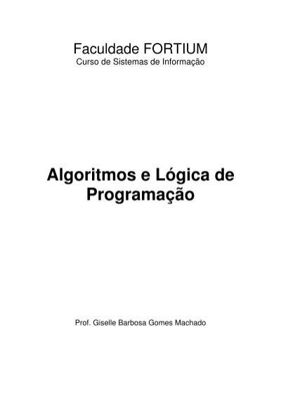 Algoritmos E Logica De Programacao
