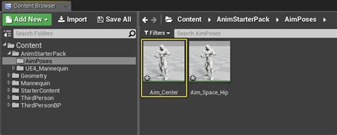 Unreal Engine のエイム オフセット Unreal Engine 54 ドキュメンテーション Epic Developer Community