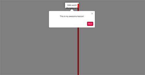 React Joyride Overlay Codesandbox