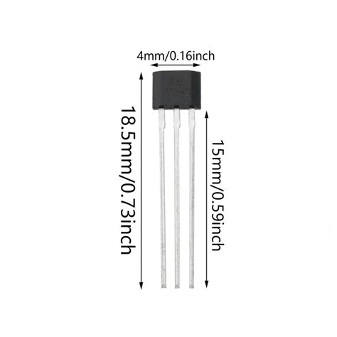Linear Hall Effect Sensors Zczqc 10pcs 49e Oh49e Ss49e S49e To 92 3 Pins Linear Hall Effect