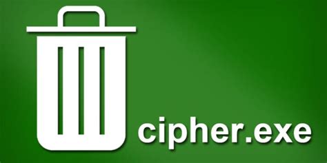 What Is Cipher Exe Utility Encryption And Secure Deletion In Windows