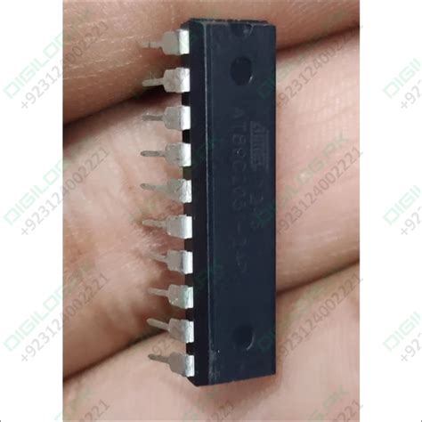 at89c2051 24pu at89c2051 microcontroller ic atmel dip 20 digilog pk