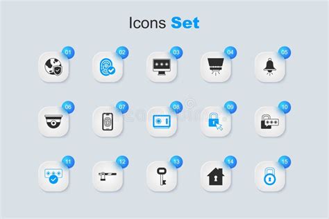 Set House Under Protection Mobile With Fingerprint Scanner Fingerprint Password Lock Cyber