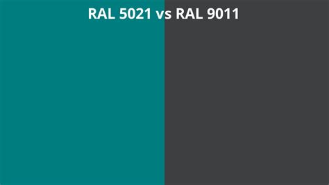 Ral 5021 Vs 9011 Ral Colour Chart Uk